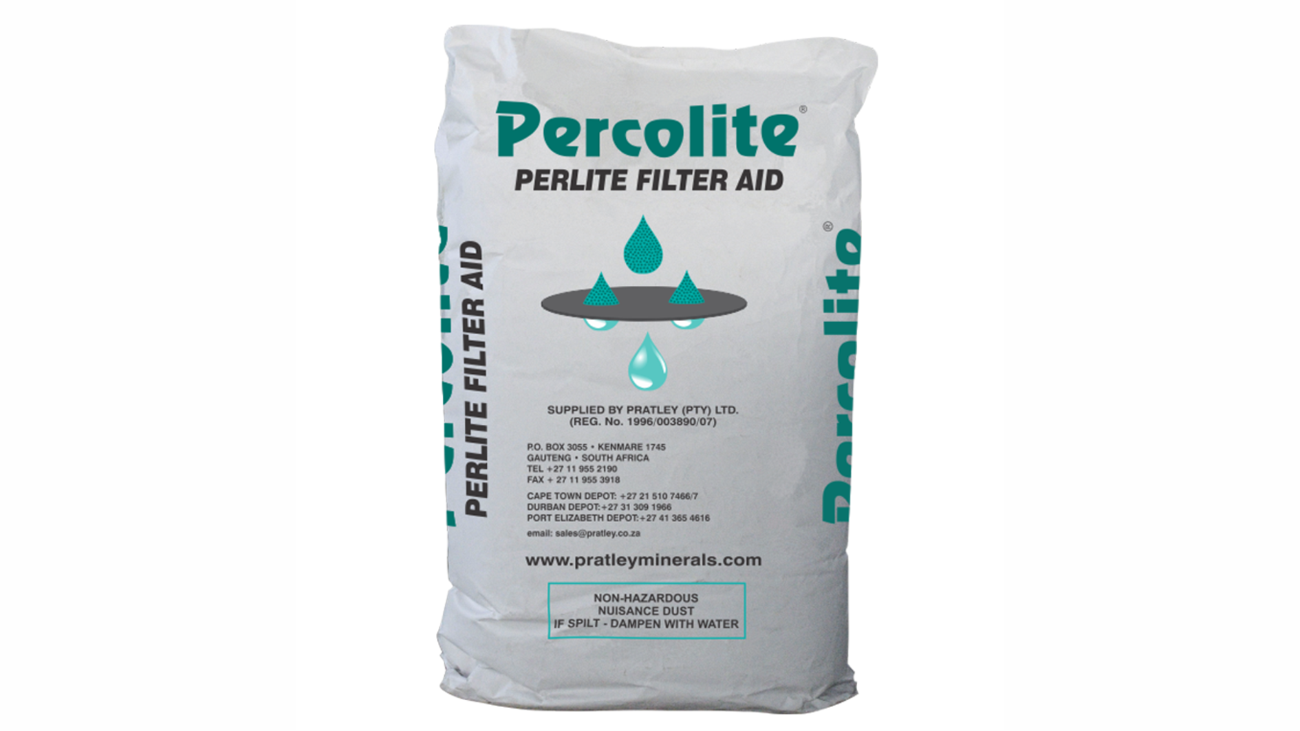 Percolite® - Perlite Filter Aid | Filter Aids | Pratley Minerals