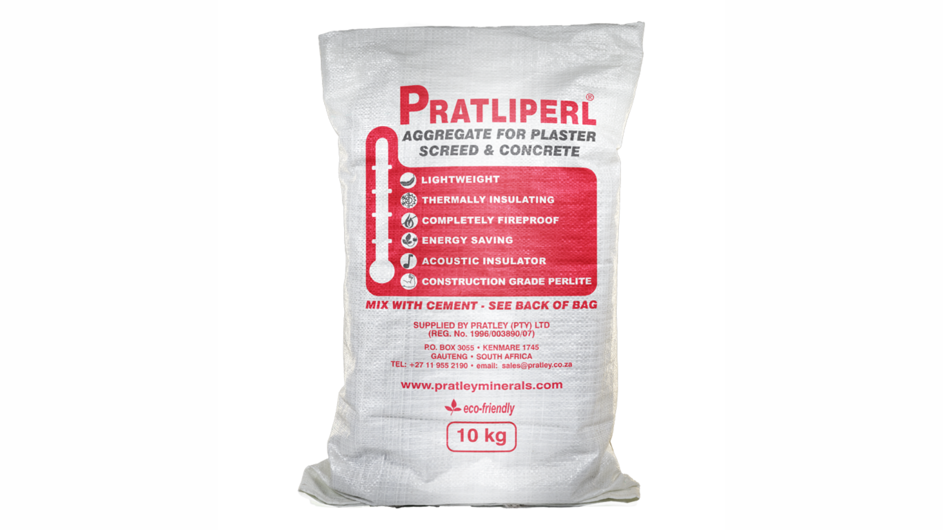 Pratley | Minerals | Pratliperl® 10kg bag (For Lightweight Plaster and ...